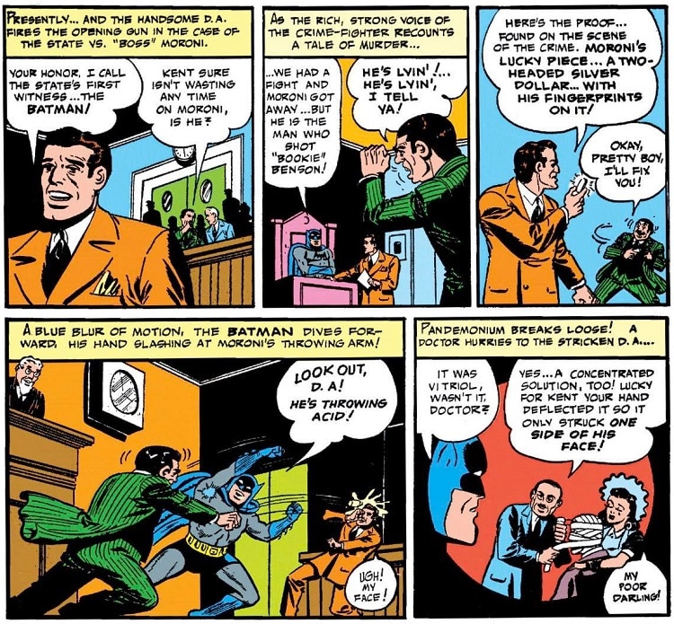 Batman Comic Two Face